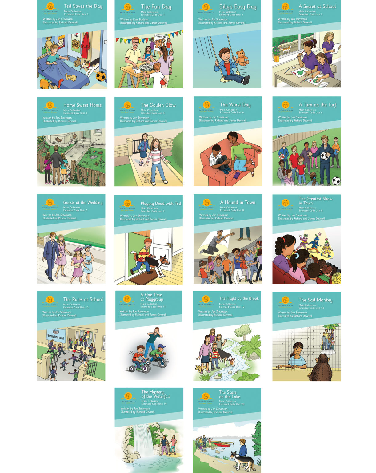 Sounds-Write Extended Code: Main Collection decodable stories (Set of ...