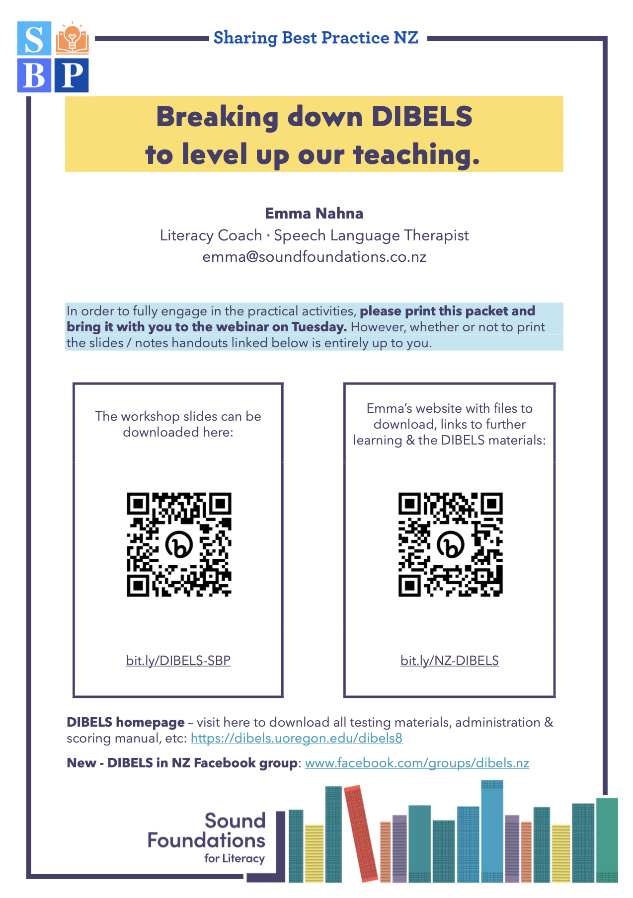 Introduction to DIBELS for New Zealand Educators: webinar recording ...