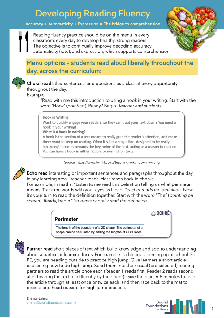 Fluency Fundamentals: Building the Bridge from Decoding to ... Fluency Fundamentals: Building the Bridge from Decoding to ...